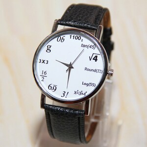 Watch Formula, Wristwatch Algebra, New Watch, Quartz Watch, Creative ...