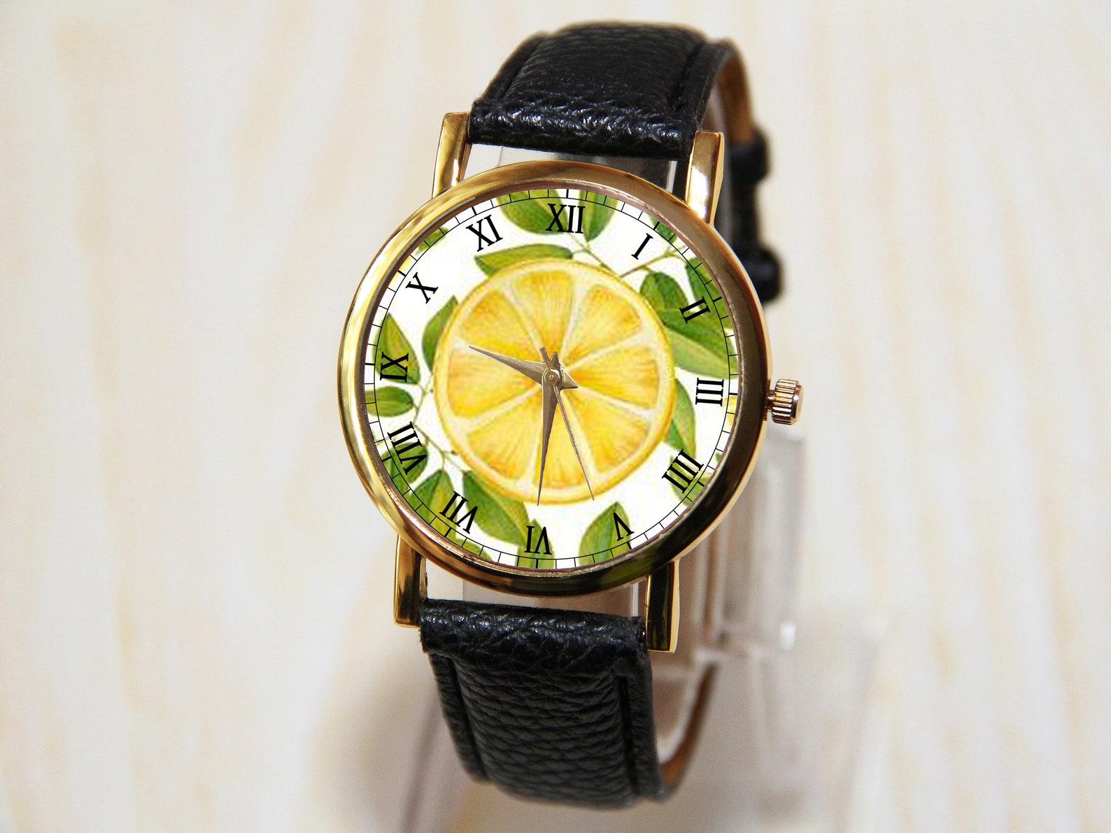 Half Lemon Watch Lemon Wristwatch Women's Watch Lemon - Etsy