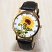 Wristwatches Sunflower Yellow Watches Women's Watches - Etsy