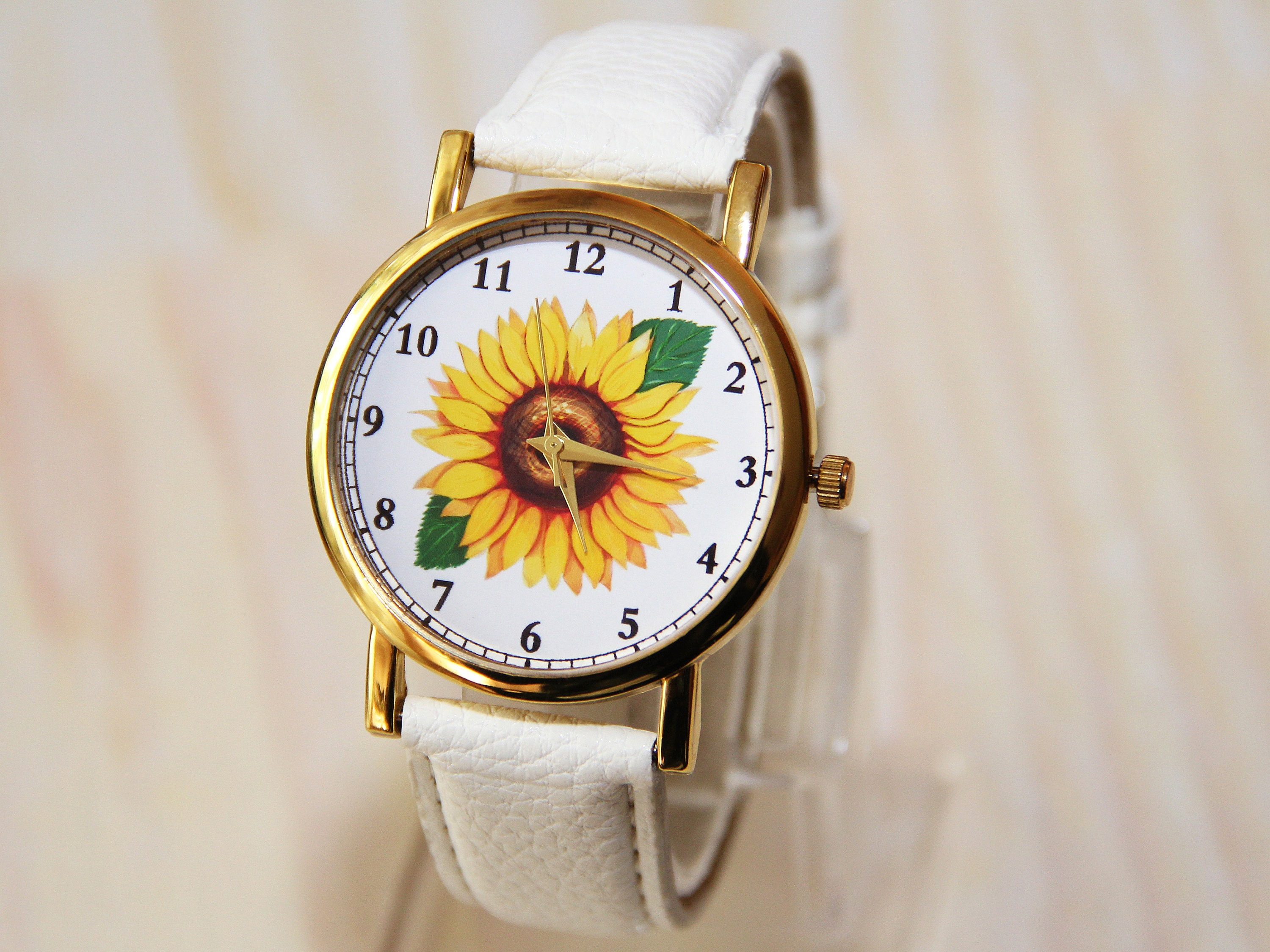 Watch Sunflower Flower Watch Female Watch Girls Watch - Etsy