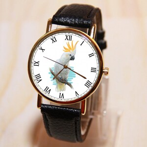 Watch Parrot , Cockatoo Parrot Bird Watch, Watch Parrot, Women's Watch ...