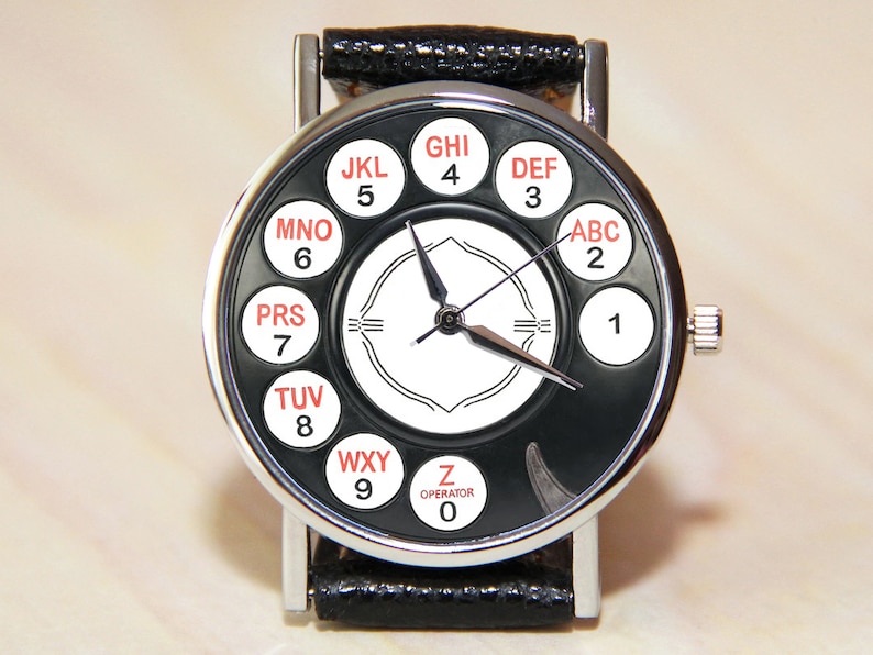 Vintage Telephone Wrist Watch Telephone Dial Watchtelephone | Etsy