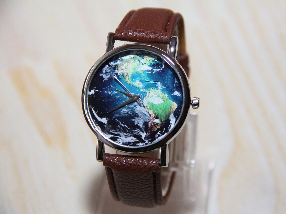 Wrist Watch Planet, World Map Watch, Watch Earth, Unique Watches ...