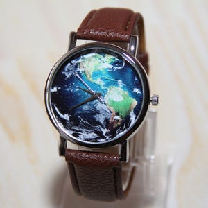 Wrist Watch Planet, World Map Watch, Watch Earth, Unique Watches ...