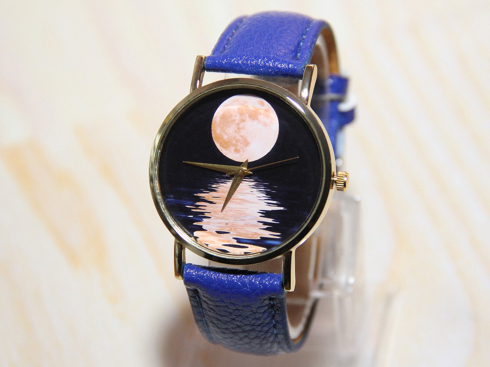 Moon watch moon track watch woman's watch sea watch | Etsy