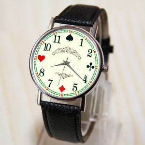 Playing Cards Watch, Men's Watches, Cards Watch, Retro Watch, Game ...