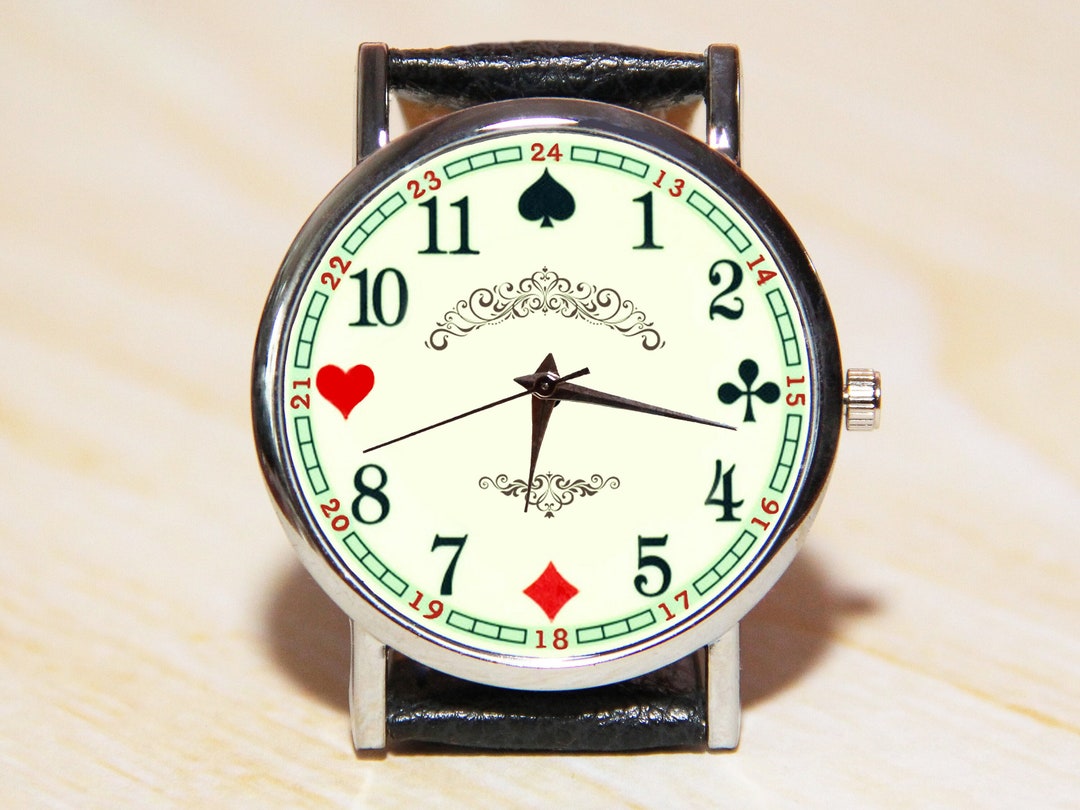 Playing Cards Watch, Men's Watches, Cards Watch, Retro Watch, Game ...