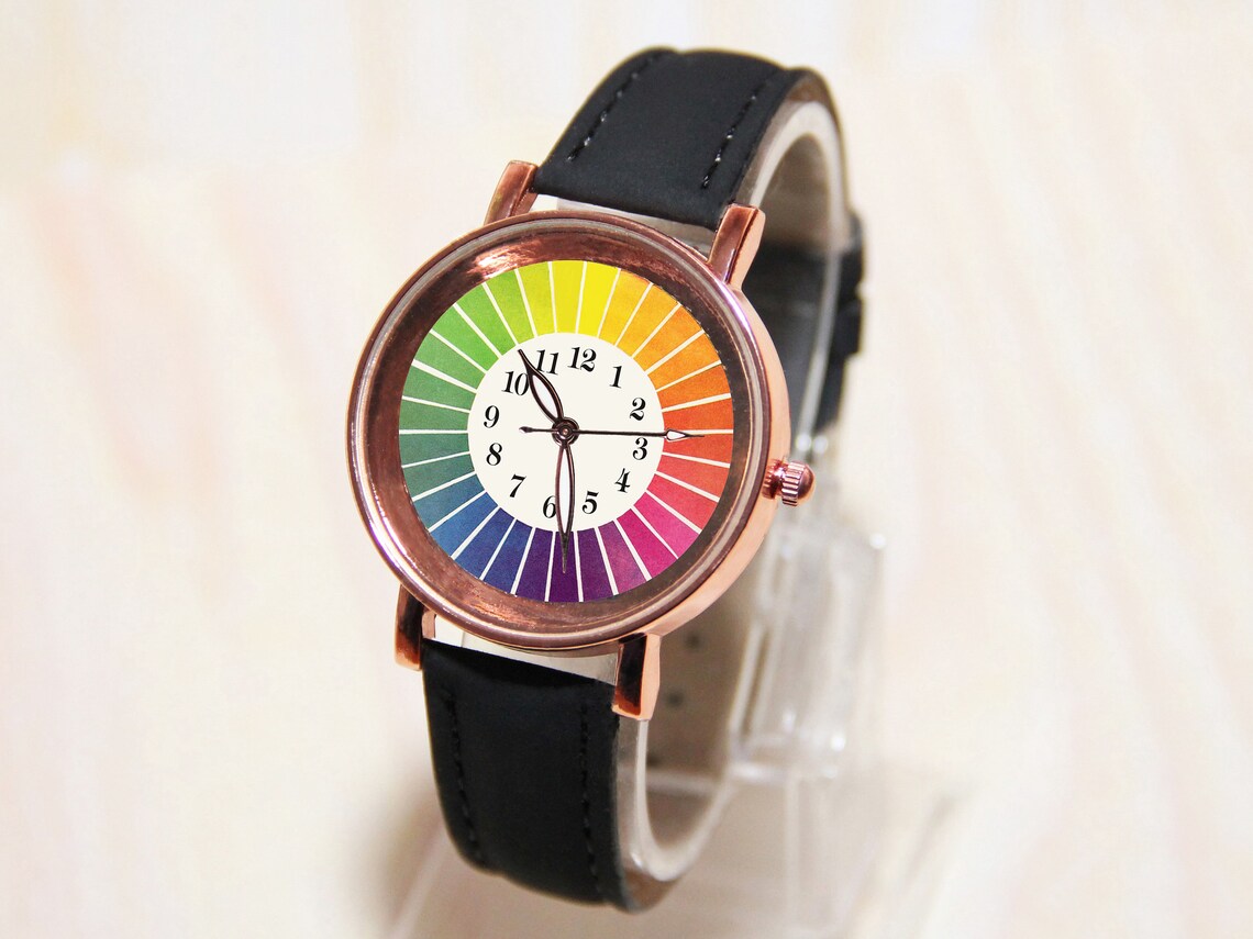 Color Wheel Watch Women's Watch Holiday Watch Party | Etsy