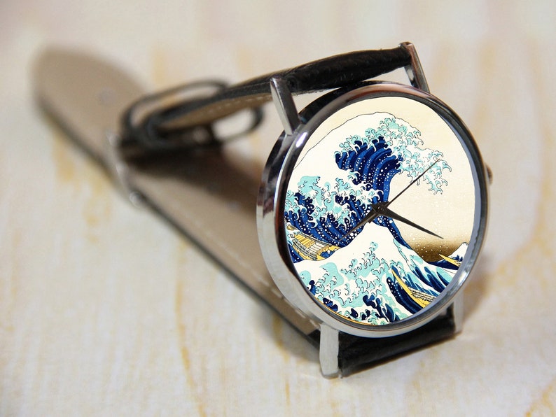 Wristwatches Wave Picture Watch Van Gogh Watch Art Watch - Etsy