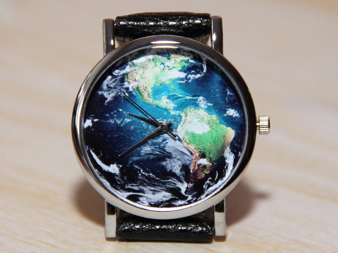Wrist Watch Planet, World Map Watch, Watch Earth, Unique Watches ...