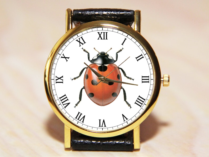 Ladybug Watch Beetle Watch Women's Watch Insect Watch - Etsy