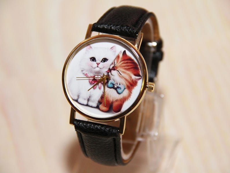 Wrist Watch Cats Kittens Watch Women's Watches | Etsy