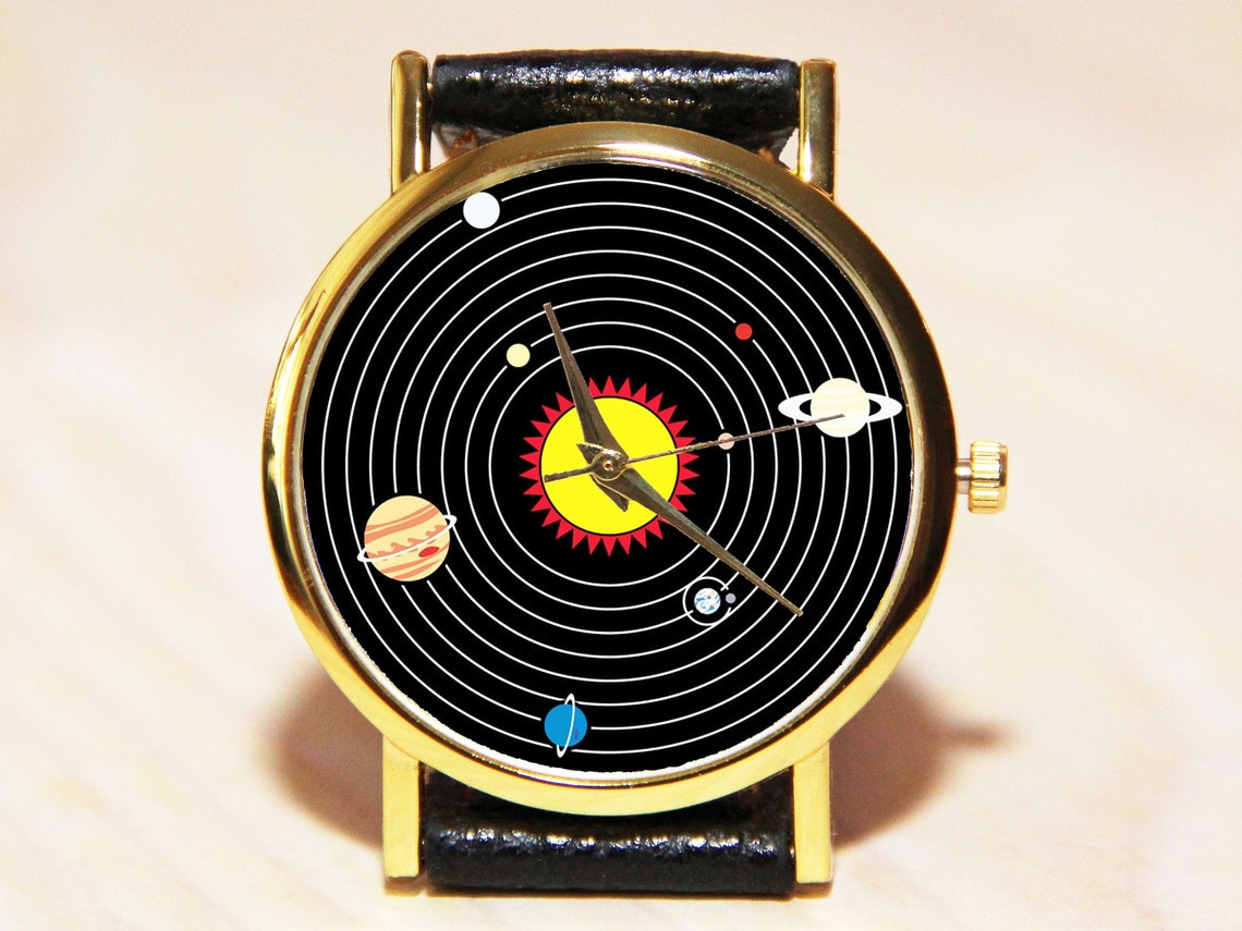 Galaxy Watch Solar System Watch Planet Watch Saturn Watch - Etsy