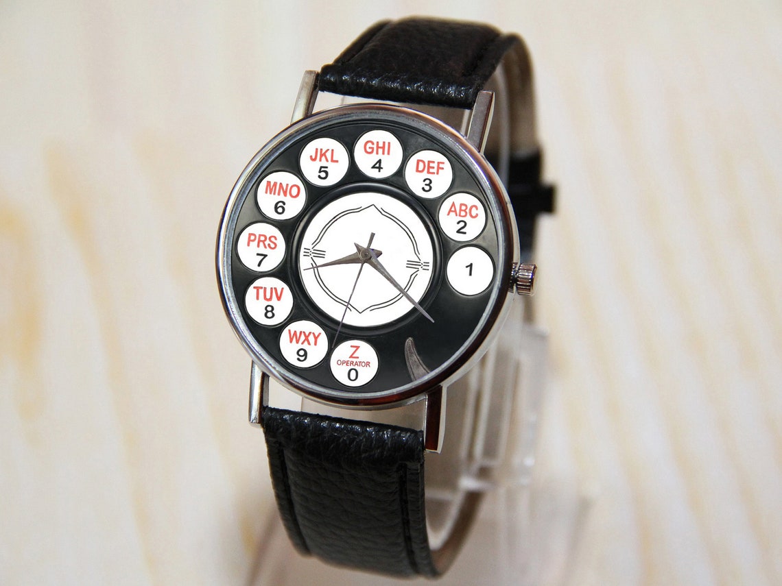 Vintage Telephone Wrist Watch Telephone Dial Watchtelephone - Etsy
