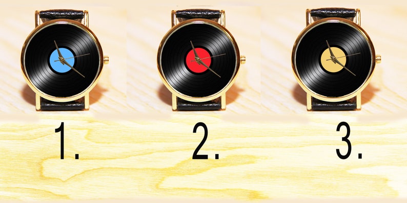 Wrist Watch Vinyl Record, Phonograph Record Watch, Retro Vinyl Record ...