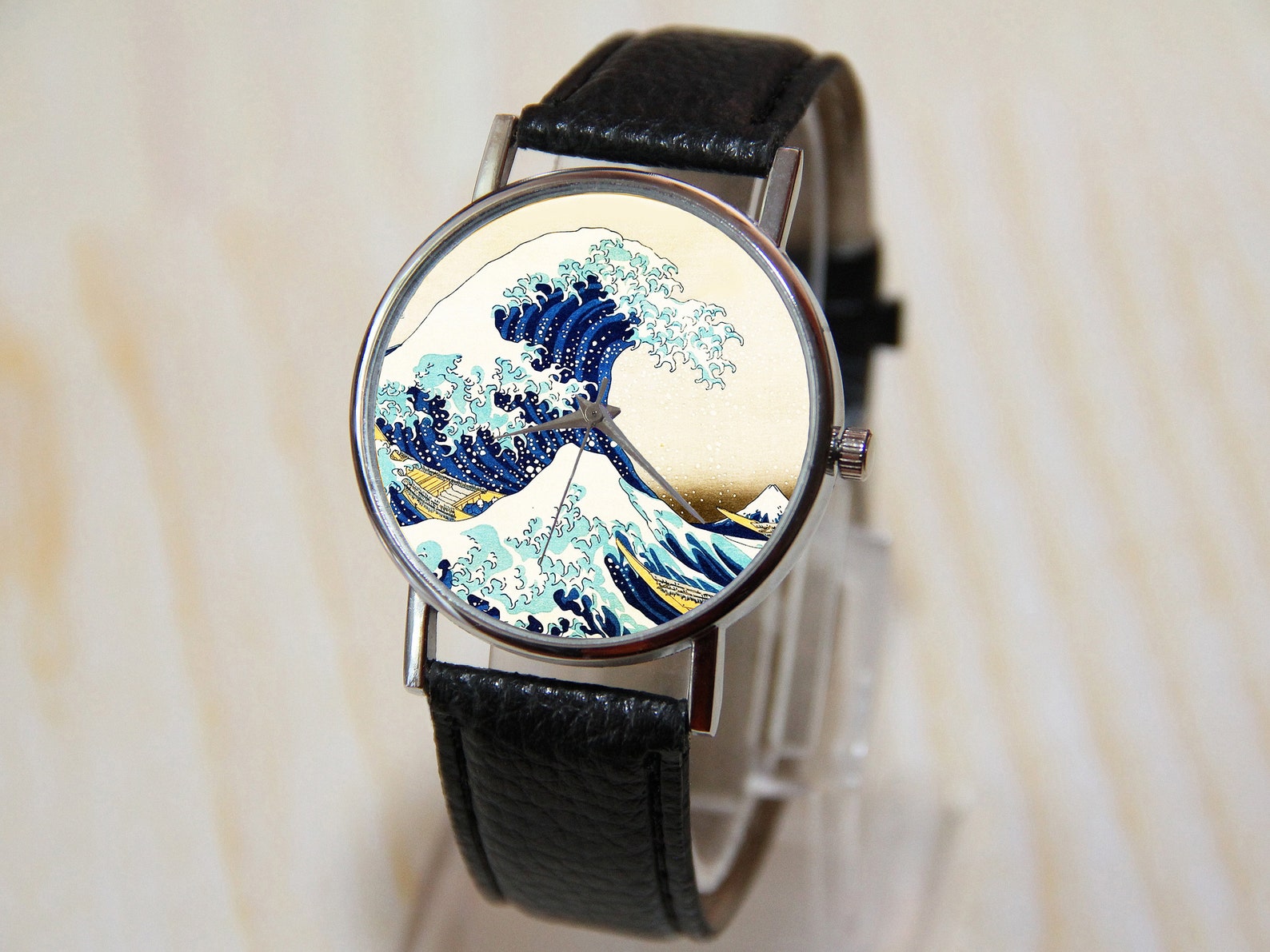 Wristwatches Wave Picture Watch Van Gogh Watch Art Watch | Etsy