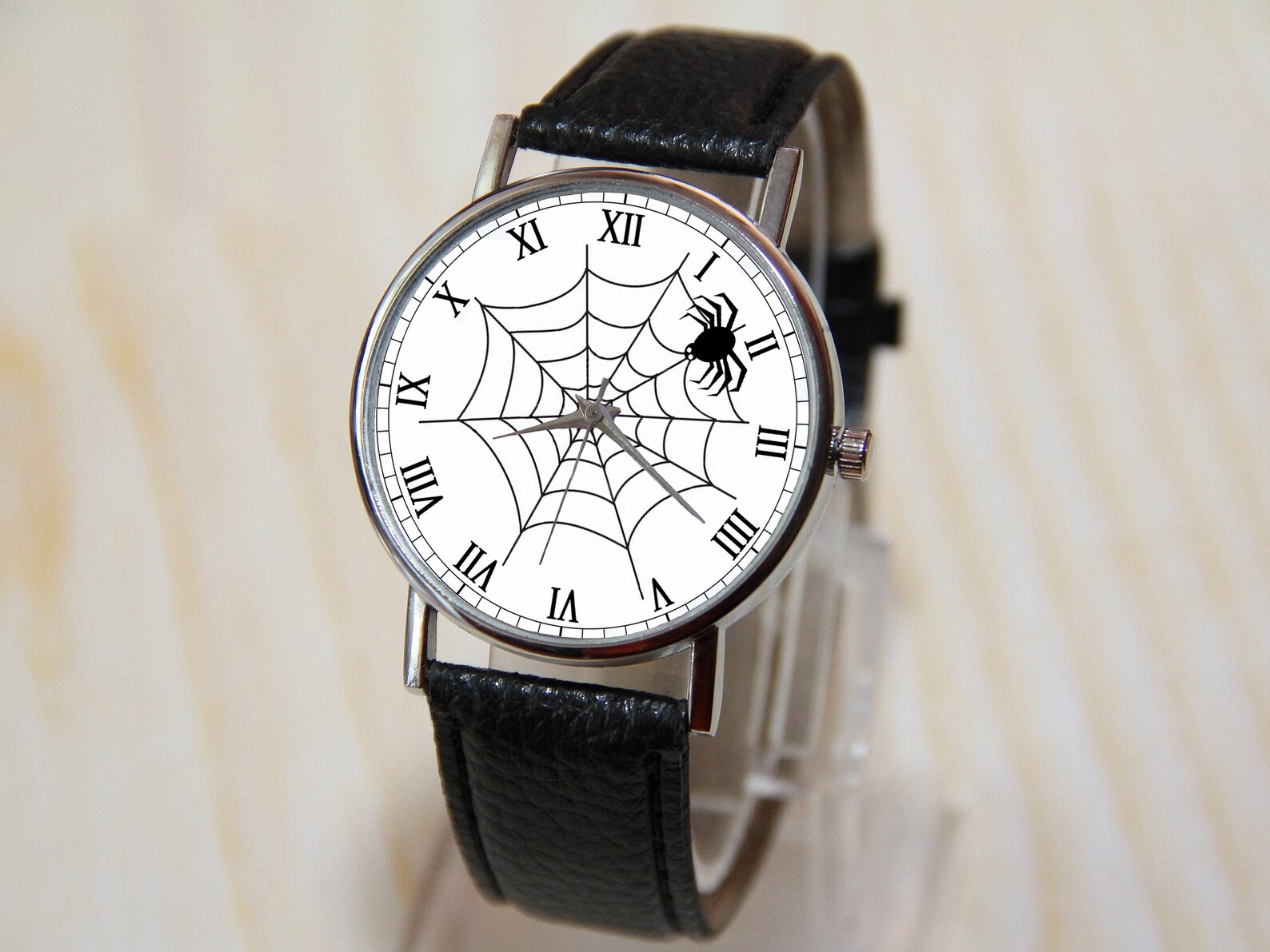 Spider Web Watches Holiday Watches Spider Watches Black | Etsy