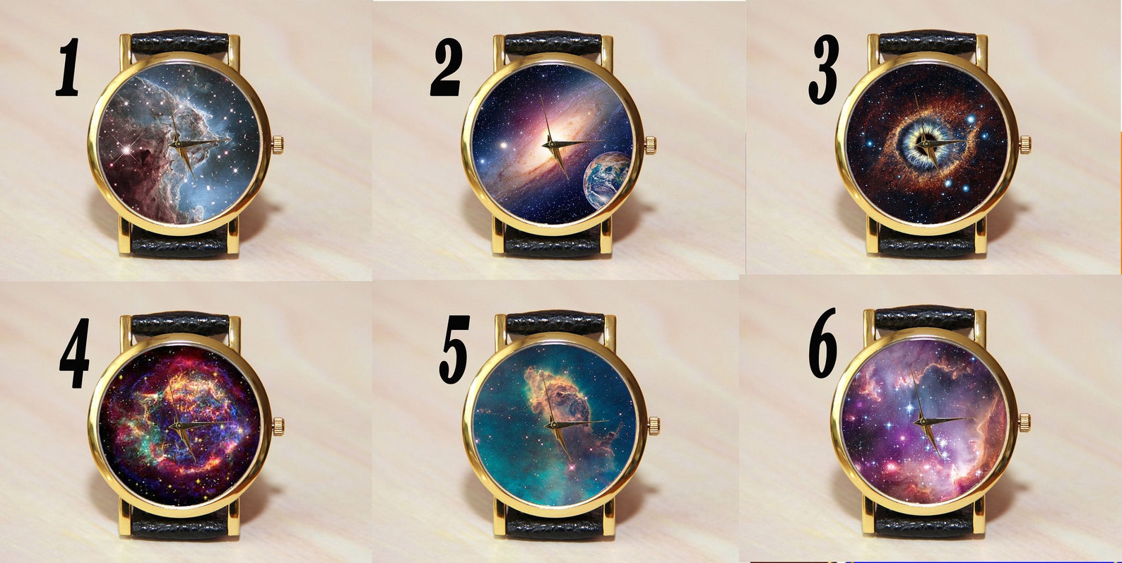 Space Watch Constellation Watch Multi-colored Watch Galaxy | Etsy