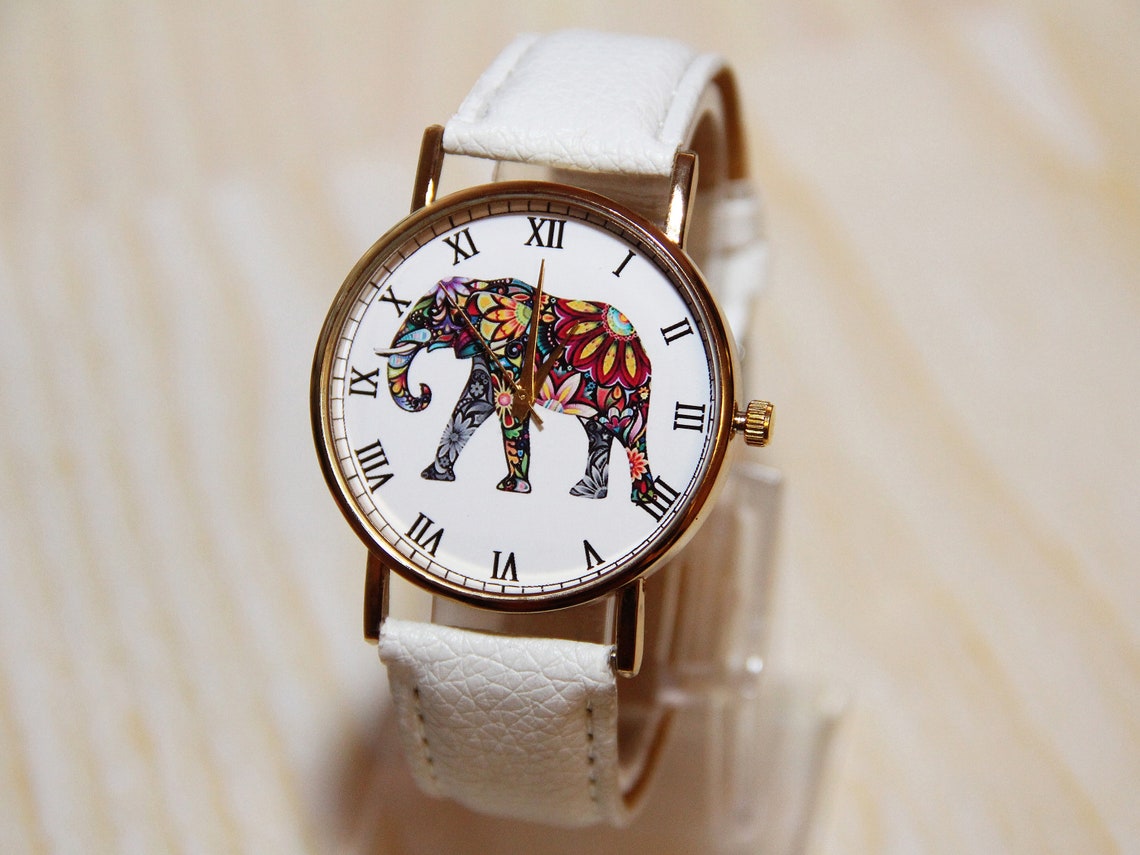 Wrist Watch Elephant Watch Birthday Gift Women Watch mens | Etsy