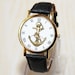 Wrist Watch With Anchor, Mariners, аnchor Leather Watch, Anchor Watch ...