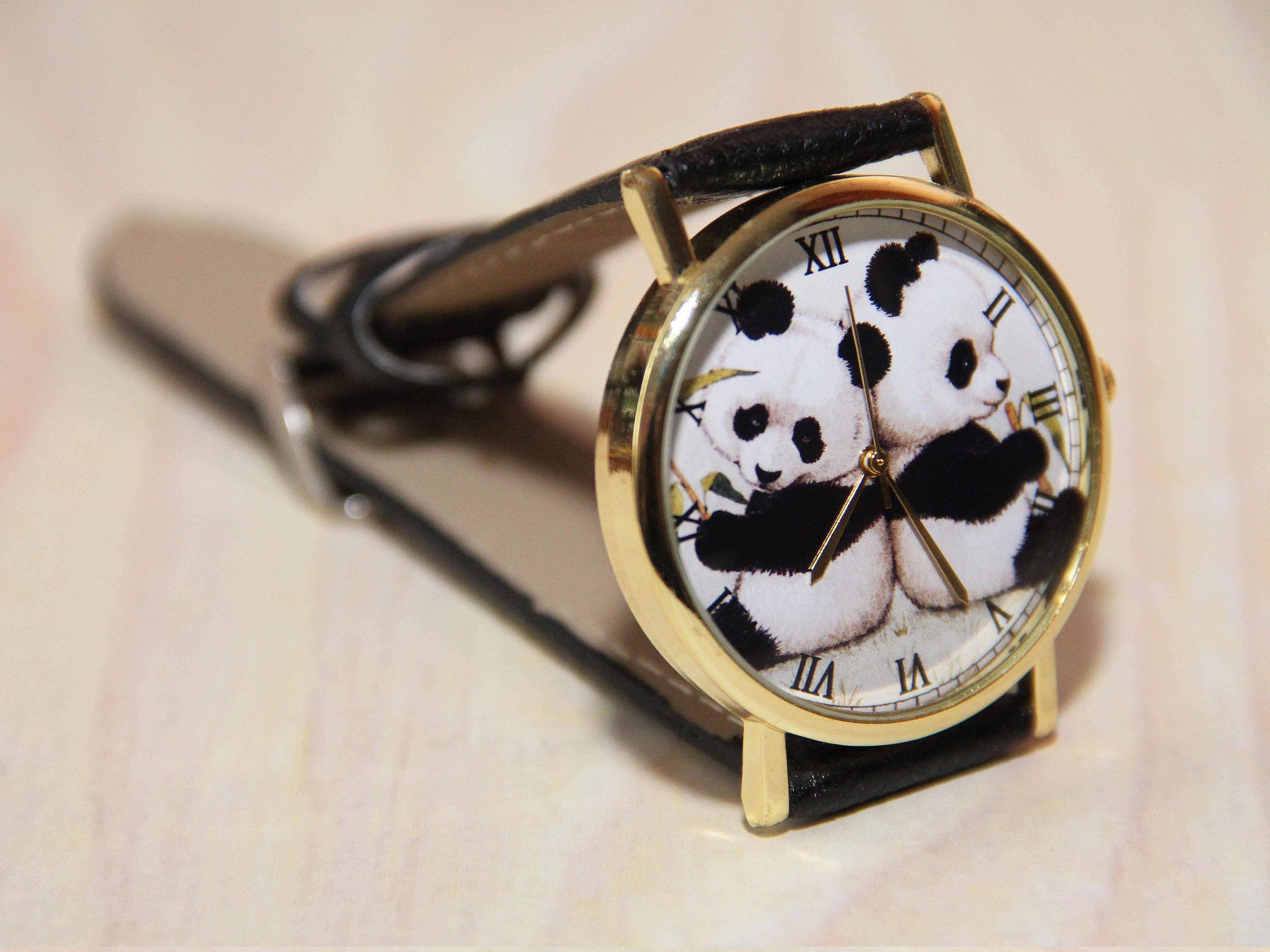 Wrist Watch Pandas Womens Watch Men's Watch Watch - Etsy