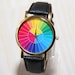 Color Wheel Watch, Men's Watch, Colorful Watches, Women's Watch ...