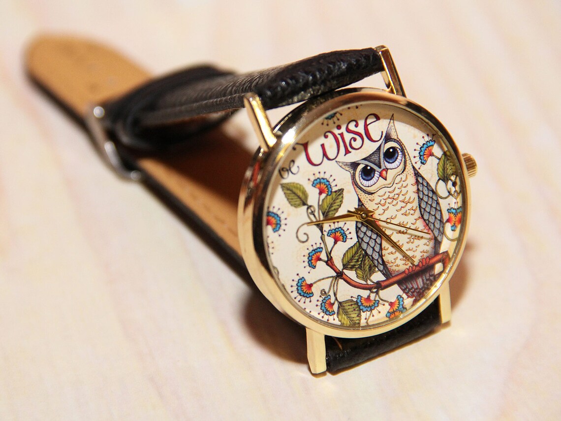 Wrist Watch Owl Bird Watch Women's Watches Watch of | Etsy