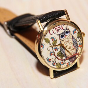 Wrist Watch Owl, Bird Watch, Women's Watches, Watch of Wisdom, Fabulous ...