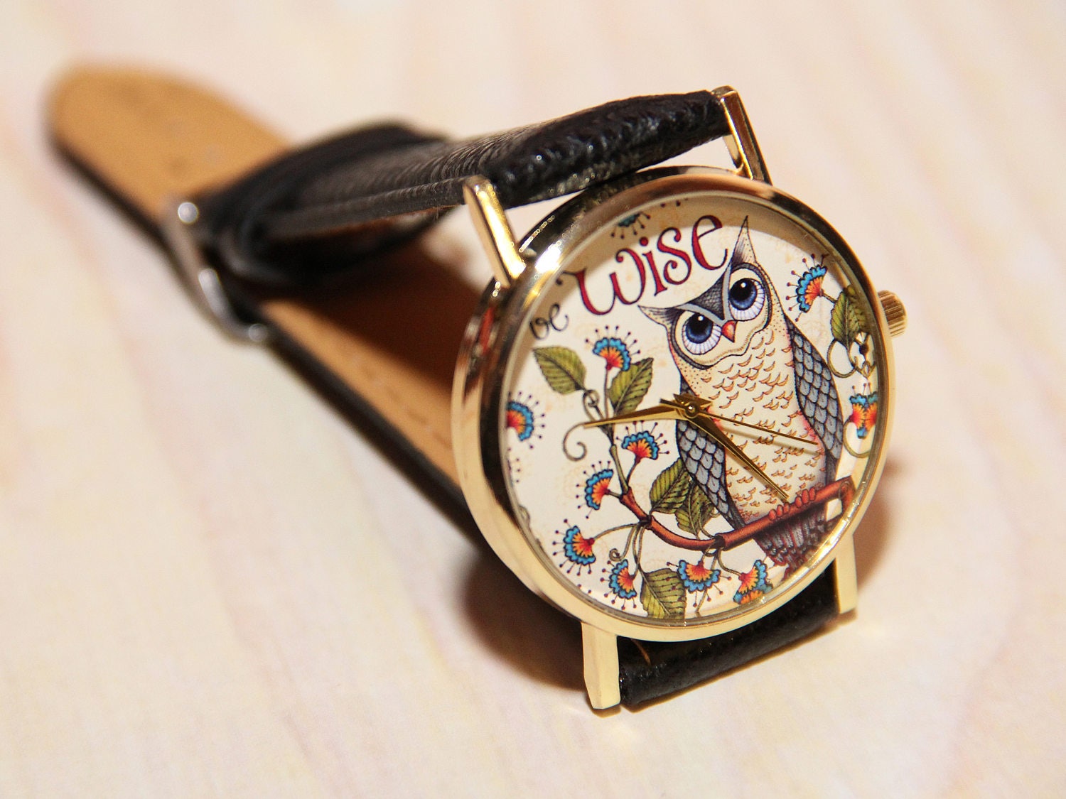 Wrist watch owl bird watch Women's watches watch of | Etsy