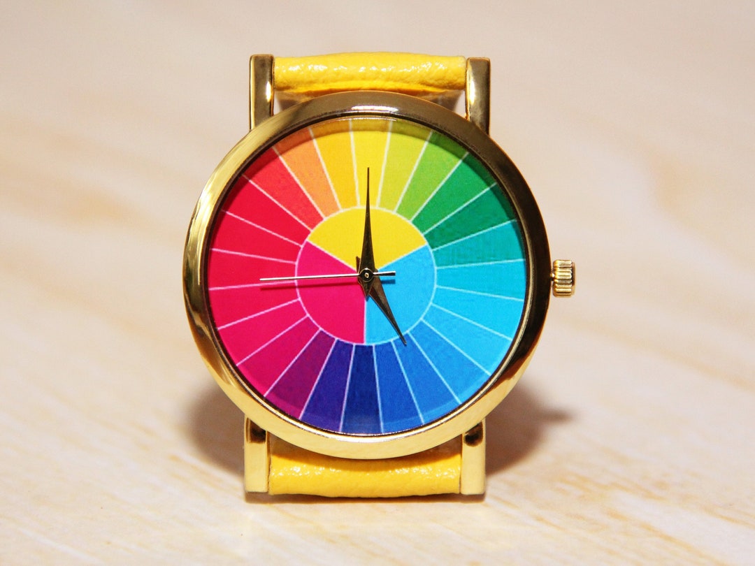 Color Wheel Watch, Men's Watch, Colorful Watches, Women's Watch ...