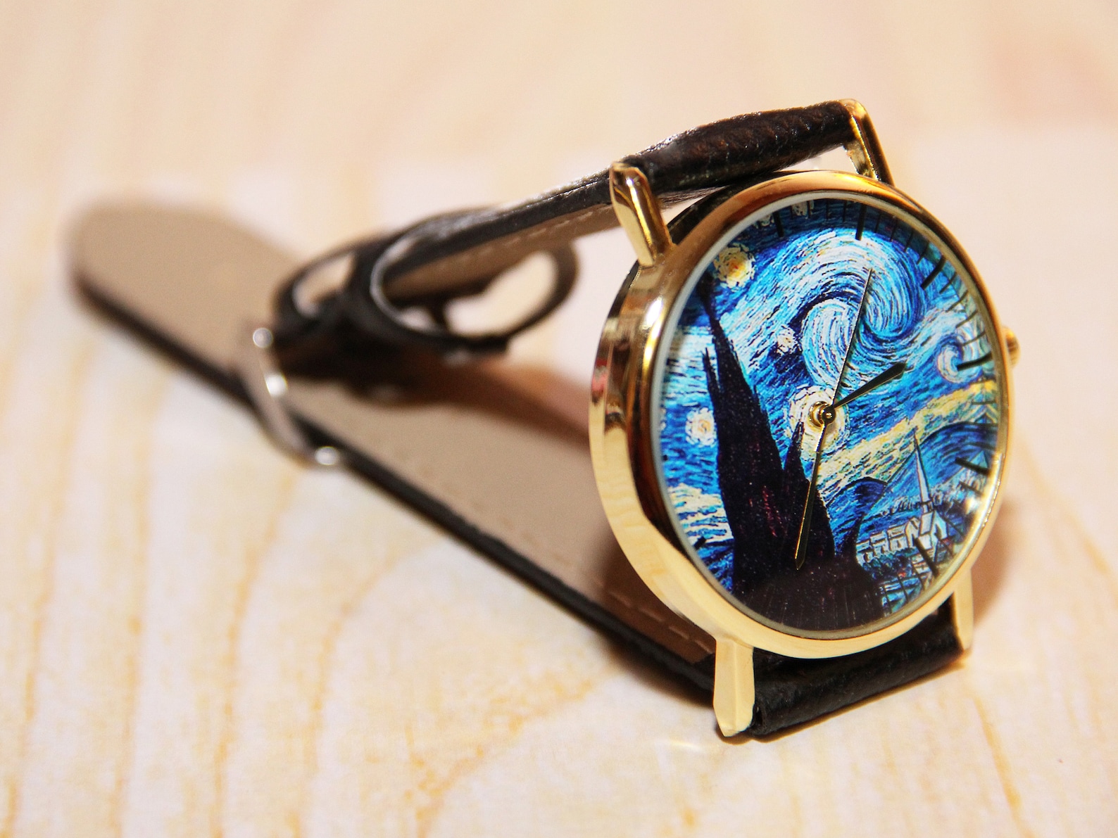 Watches Van Gogh, Starry Night Watch, Watch Picture, Watch Art, Women's ...