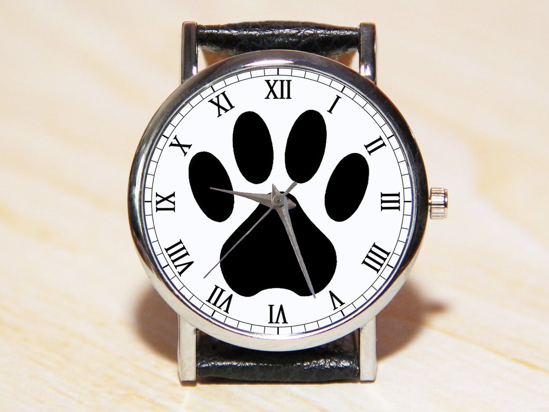 Watch With Animal Footprints, Watch With Dog Footprints, Watch With Cat ...