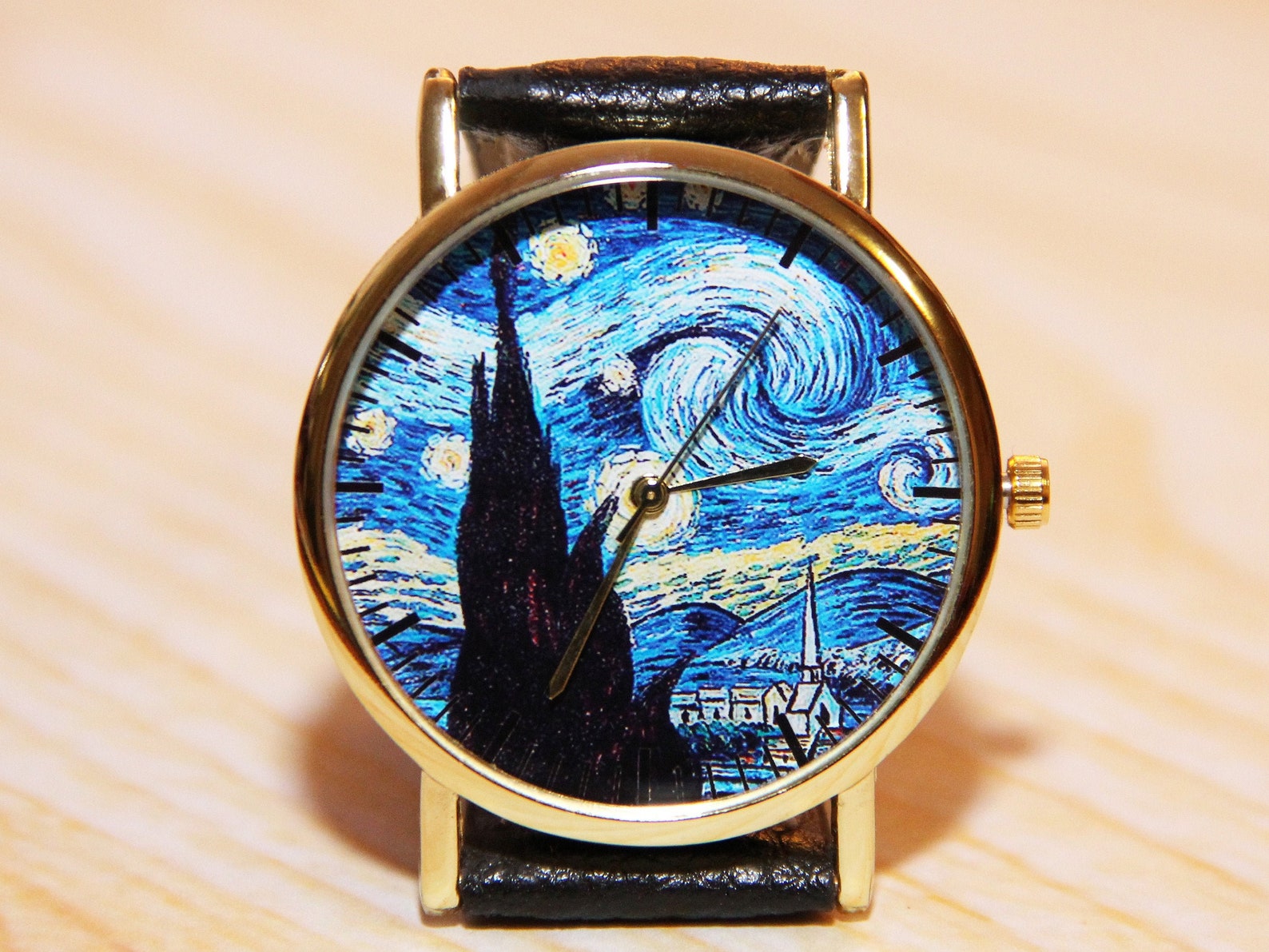 Watches Van Gogh, Starry Night Watch, Watch Picture, Watch Art, Women's ...