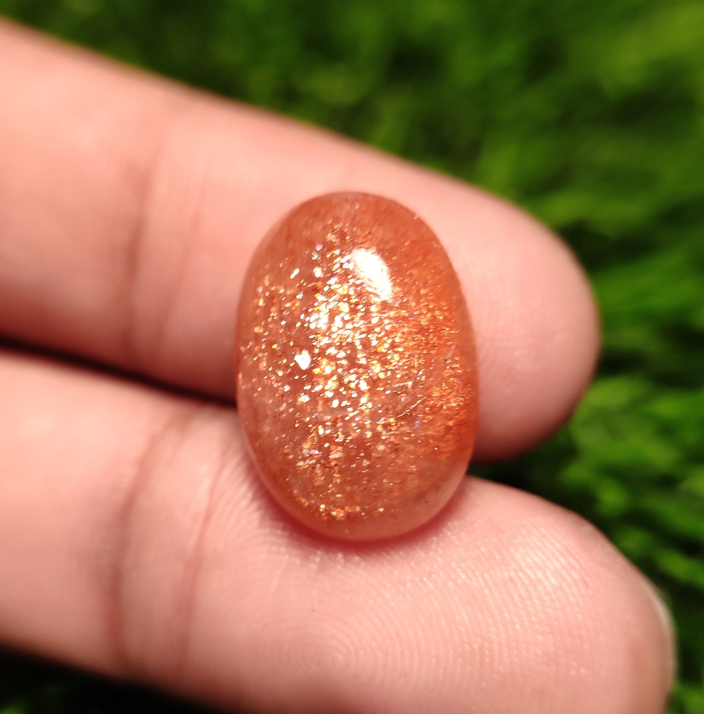 18x13 mm Natural Sunstone Sunstone Cabochon Sunstone Shine | Etsy