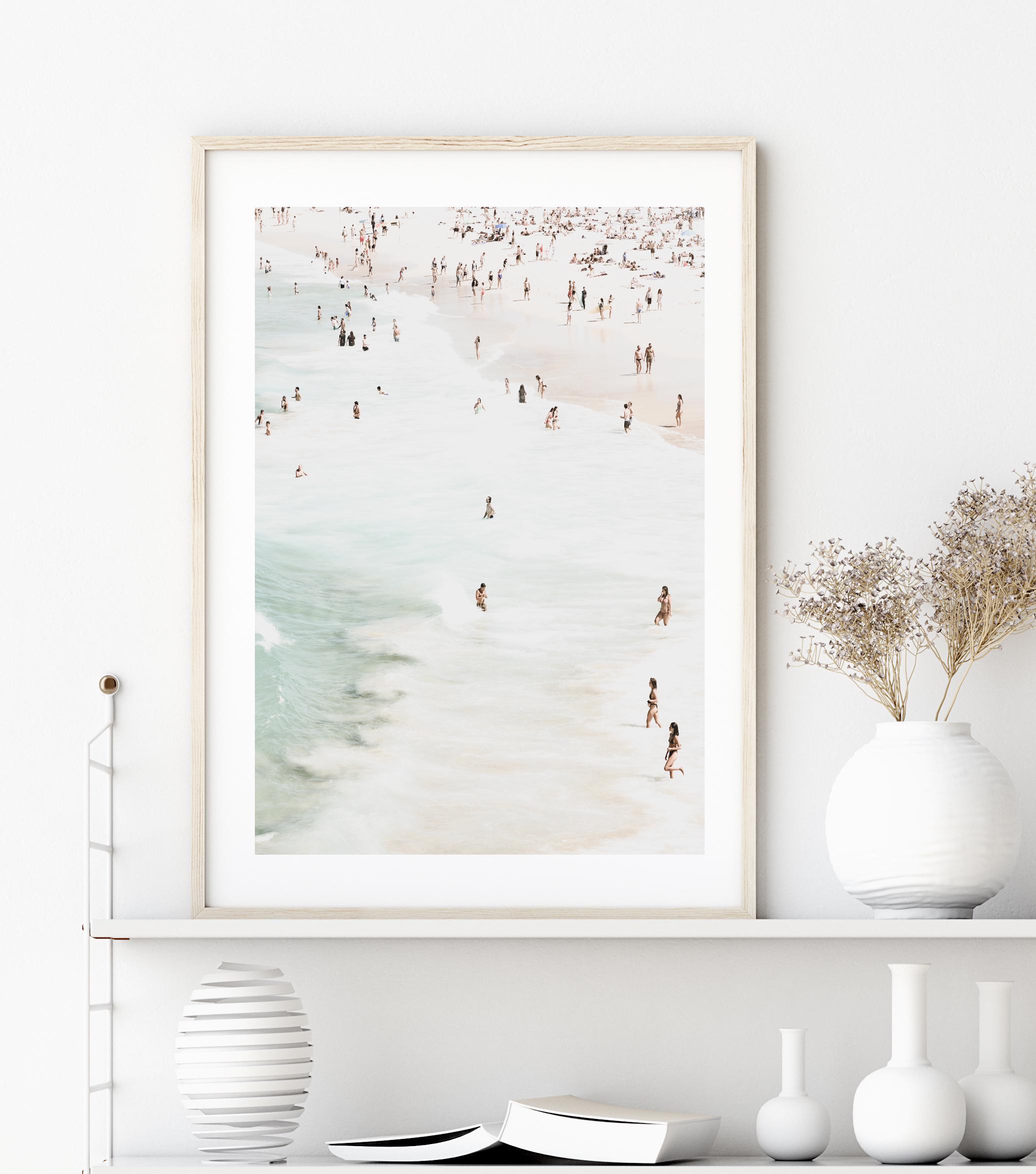 Aerial Beach Print, Extra Large Wall Art, Coastal Wall Art, Beach ...