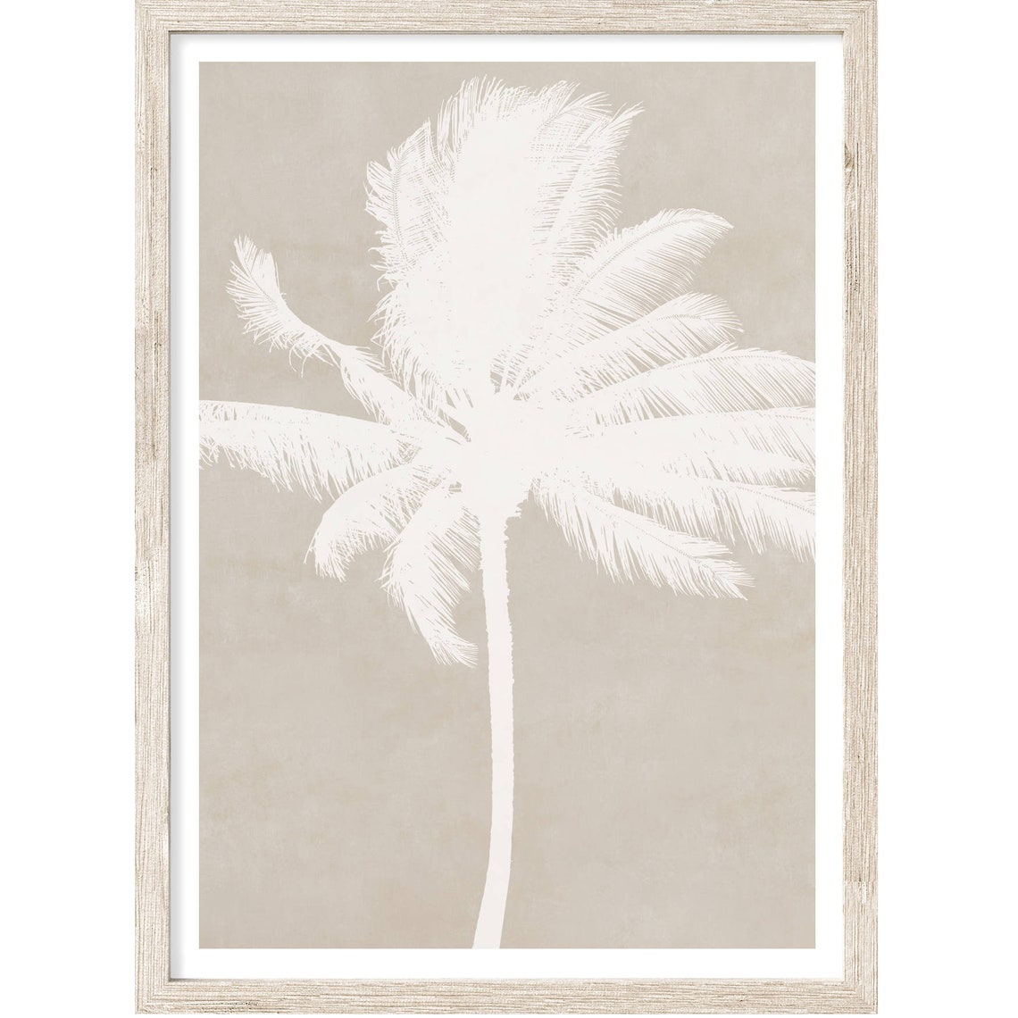 Palm Wall Art, Palm Tree Print, Extra Large Wall Art Prints, Neutral ...