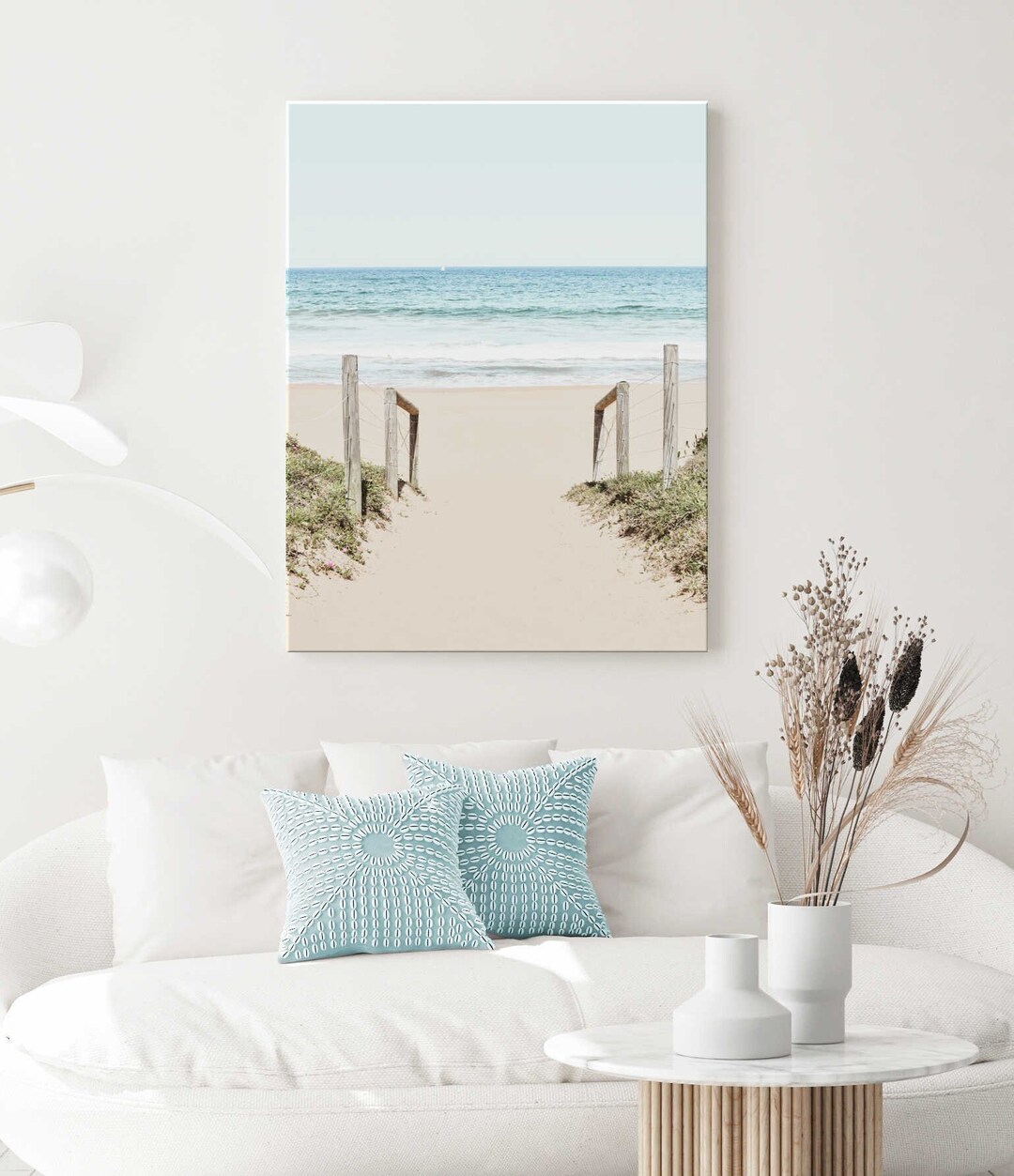Extra Large Wall Art, Beach Print on Canvas, Coastal Wall Art, Beach ...