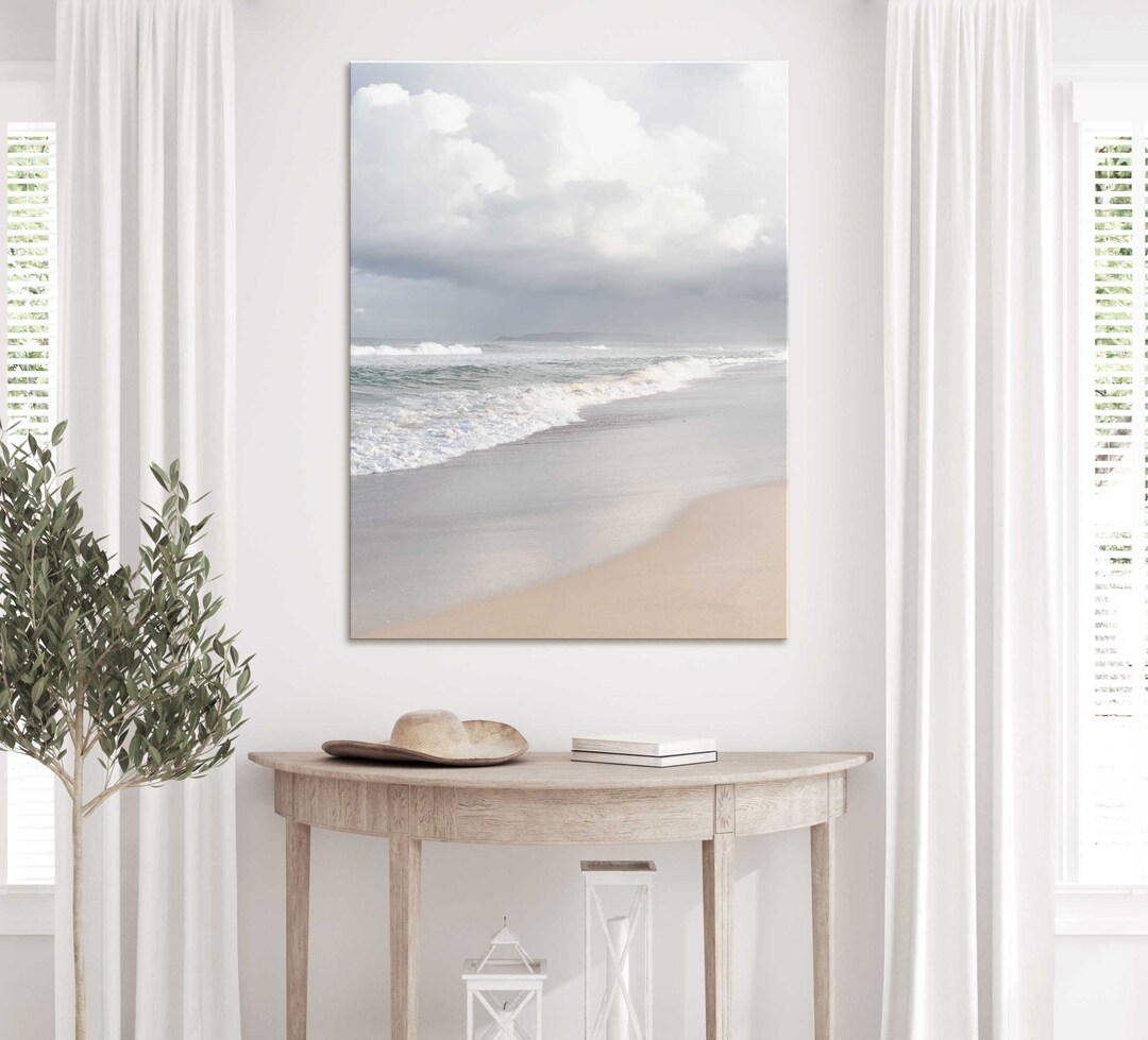 Extra Large Wall Art, Beach Print on Canvas, Coastal Wall Art, Beach ...