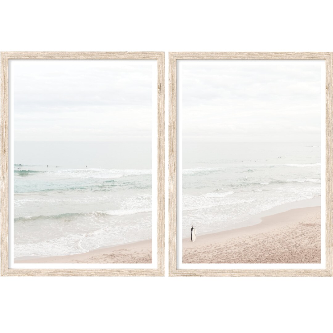 Set of 2 Prints, Large Wall Art Prints, Beach Photography Prints ...