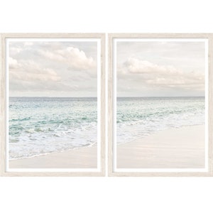 Beach Prints, Set of 2, Large Wall Art Prints, Beach Photography Prints ...