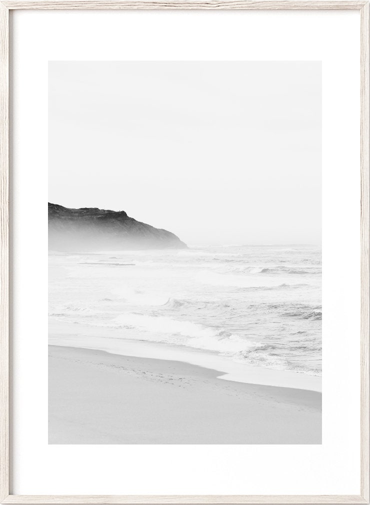 Coastal Wall Art Set of 2 Prints Beach Wall Art Black and - Etsy