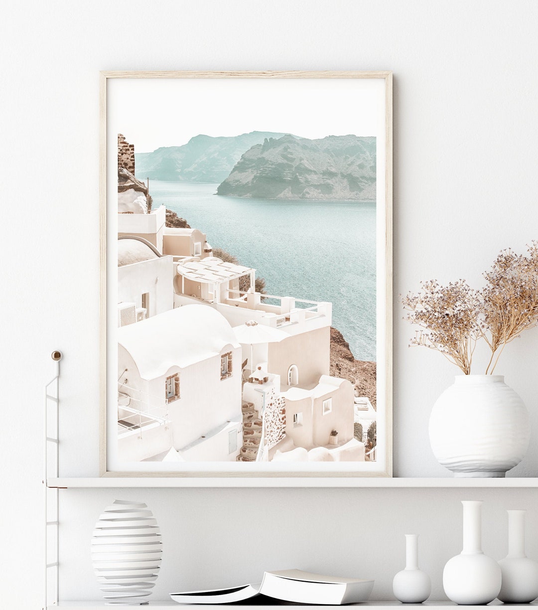 Greece Wall Art, Coastal Wall Art, Large Wall Art Prints, Greece ...