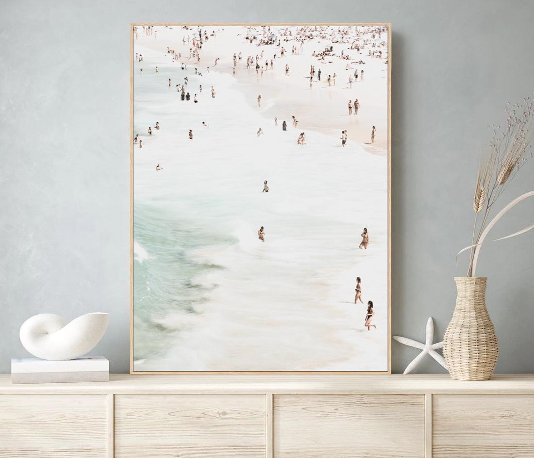Aerial Beach Print, Extra Large Wall Art, Coastal Wall Art, Beach ...