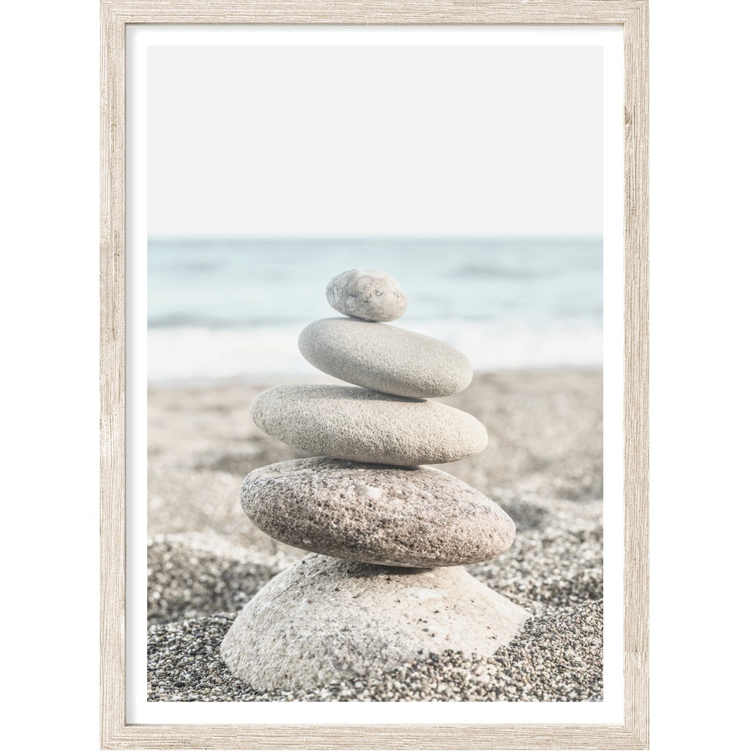 Pebbles Print, Coastal Wall Art, Beach Print, Large Wall Art Prints ...