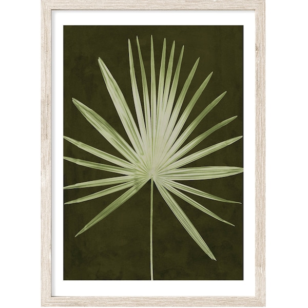 Palm Leaf Print - Etsy
