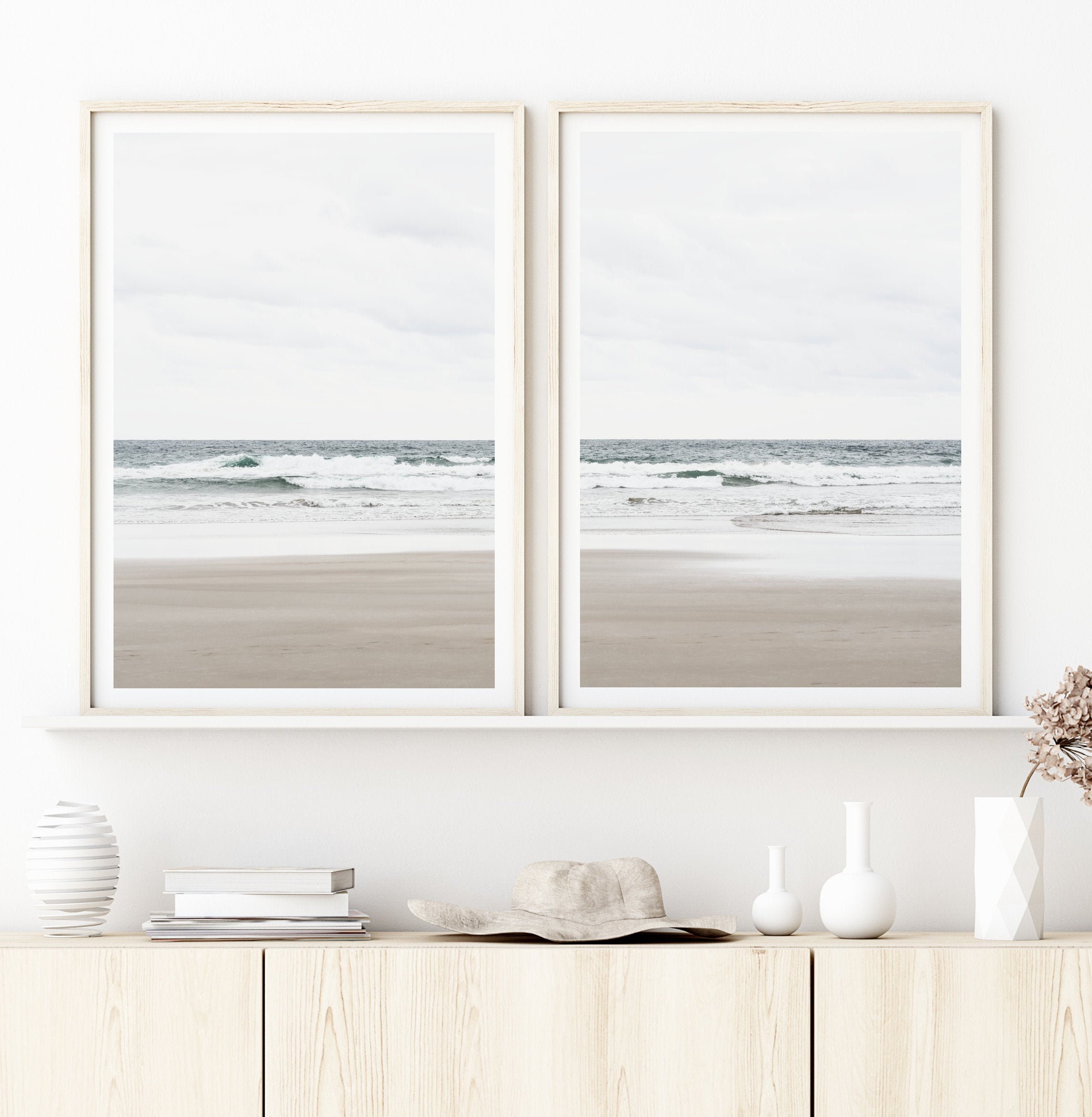 Coastal Wall Art Set of 2 Prints Large Wall Art Prints - Etsy