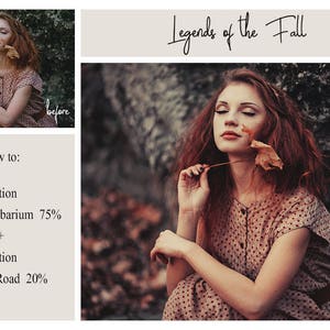 10 Fall Actions - Autumn Photoshop Action - Artistic Action - PS Action ...
