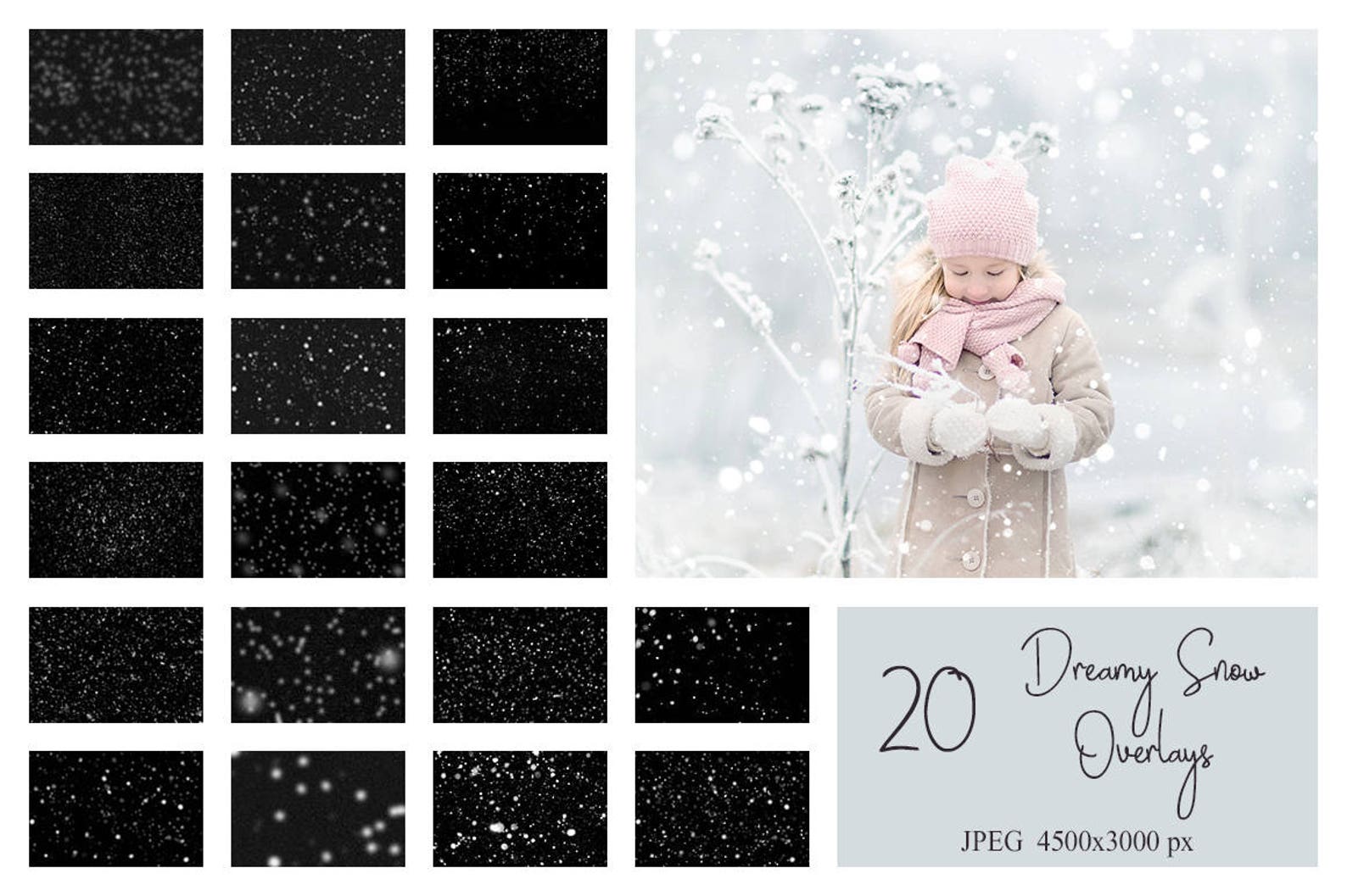 40 Snow Overlays Snow Textures Winter Overlays Christmas - Etsy