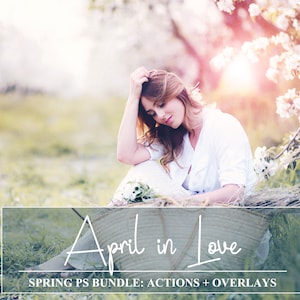 100+ Spring PS Effects - Spring PS Overlays - Spring Bundle - Sun ...