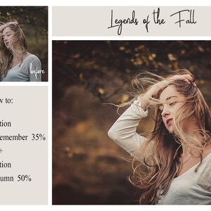 10 Fall Actions - Autumn Photoshop Action - Artistic Action - PS Action ...